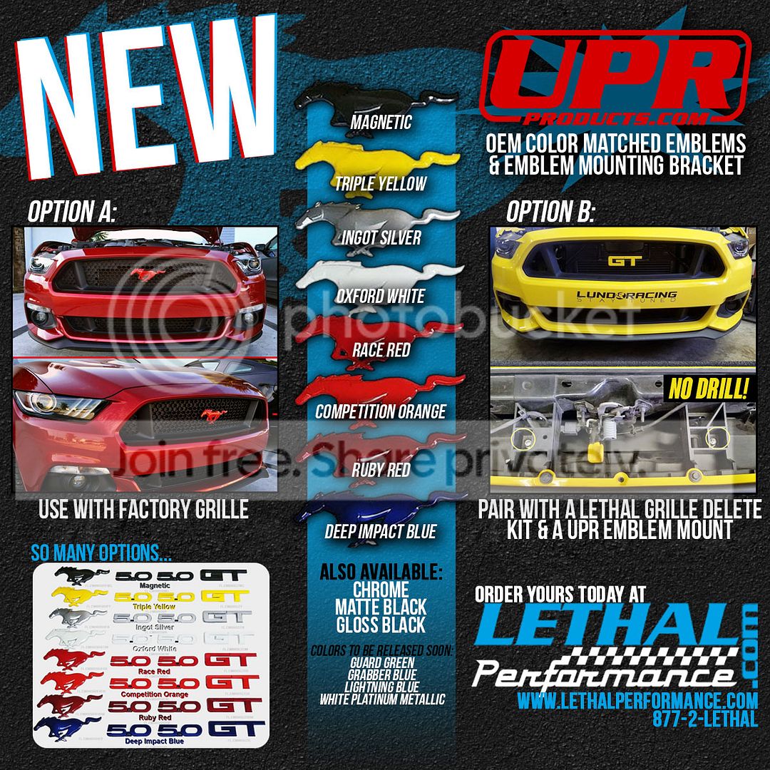 UPR Color Match Emblems now available at Lethal Performance! | 2015 ...